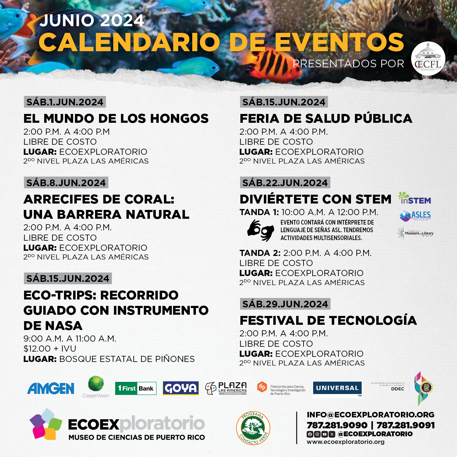 Novedades - EcoExploratorio: Museo de Ciencias de Puerto Rico